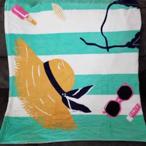 kate spade | Bath | Kate Spade Ny Oversized Beach Towel A Day At The ...